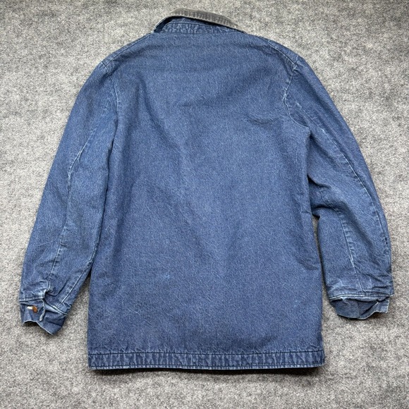 Jackets & Coats | Big Ben Jacket Mens 4 Long Blue Denim Blanket Lined ...